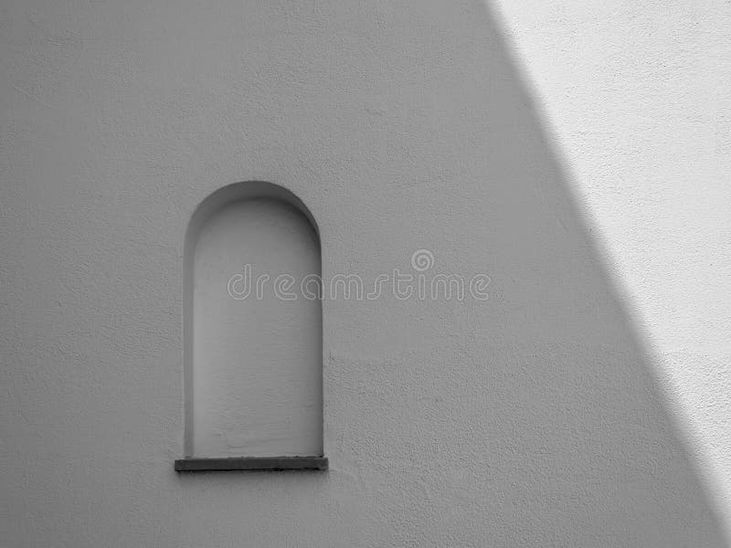Stone Wall with False Window Stock Photo - Image of false, fake: 242391556