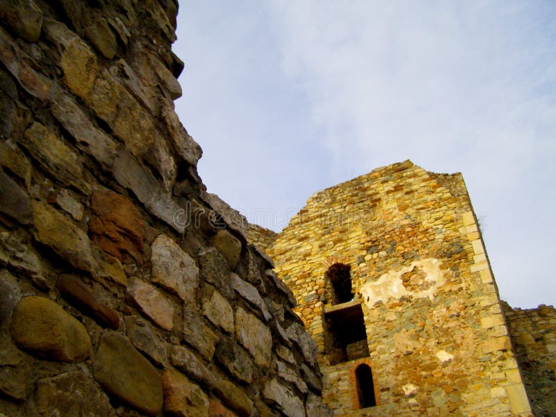 Stone wall fort fortress stock image. Image of curch - 83473487