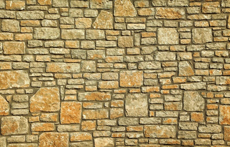 Stone Wall Full Frame Background Stock Image - Image of closeup, facade ...