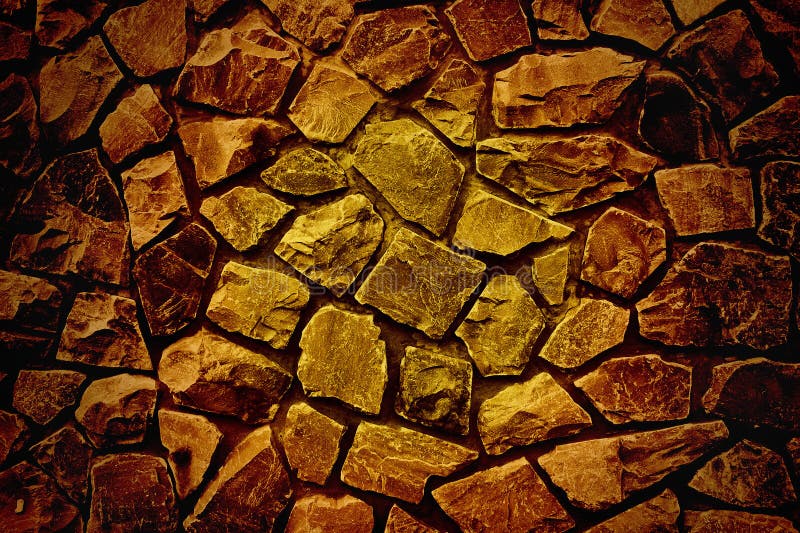 Stone wall golden stock photo. Image of structure, texture - 57131148