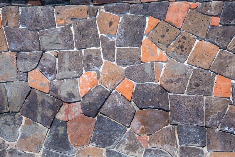 The Stone Wall of the House. Texture Background Stock Image - Image of ...