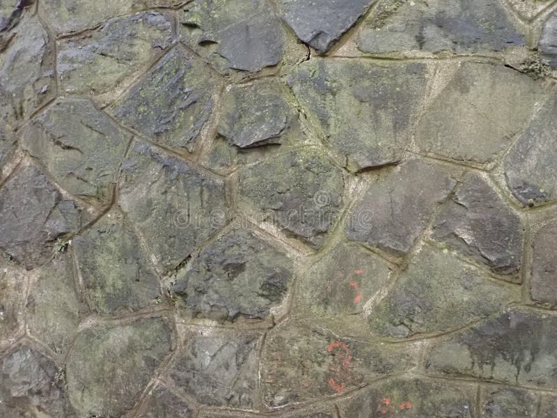 Stone Wall Irregular Shape Texture Stock Photo - Image of wedges, stone ...