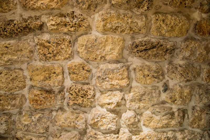 Stone wall, Jaffa, Israel stock photo. Image of israel - 125182350