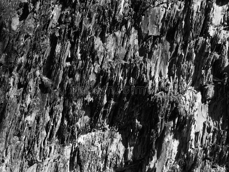 Stone Wall. Layered Rock. Sedimentary Rocks Stock Photo - Image of ...