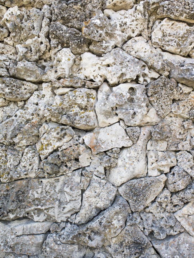 Stone Wall with Light Stones Stock Image - Image of stonewall ...