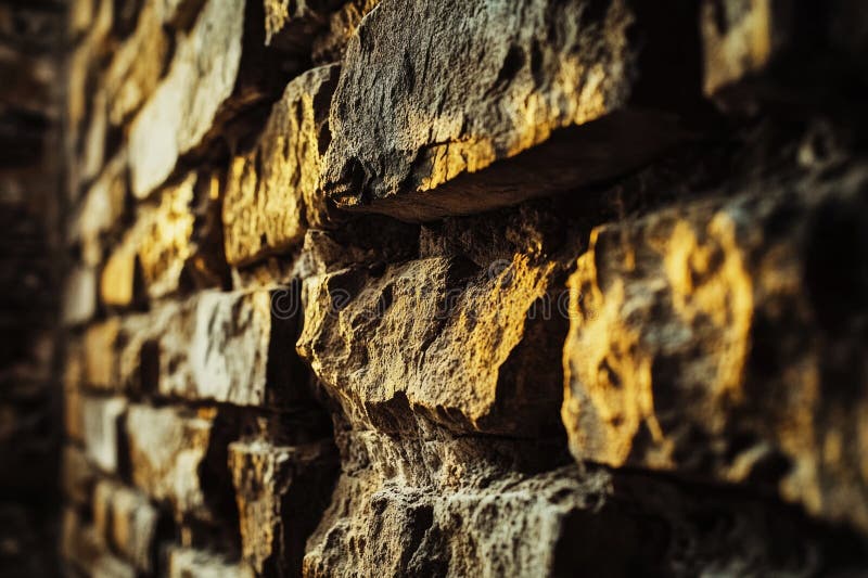 A Stone Wall with an Old-fashioned Clock Mounted on it, Great for ...