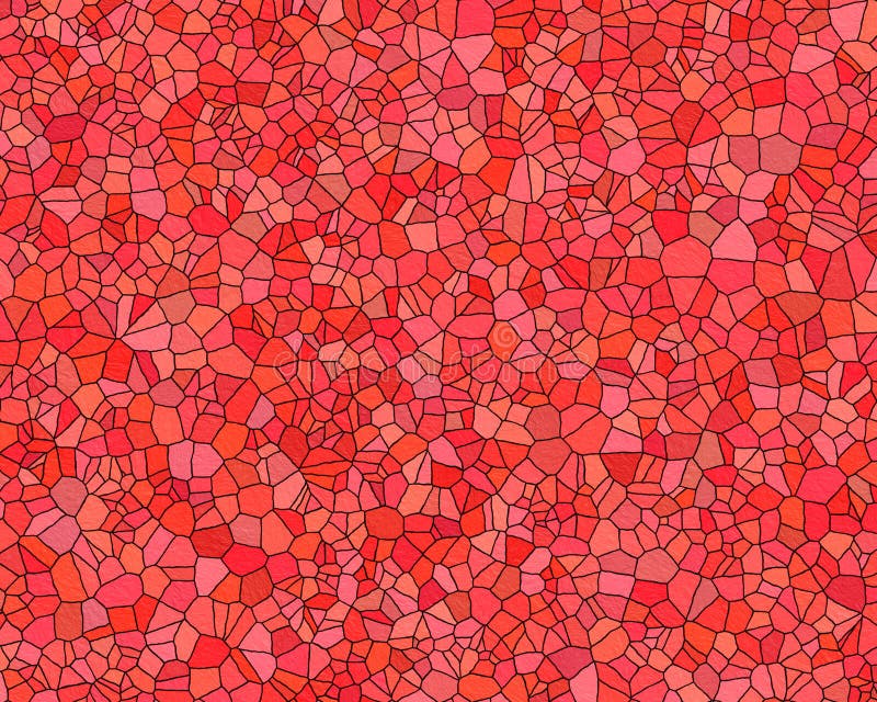 Stone Wall Pattern Red Stained Stock Illustration - Illustration of ...