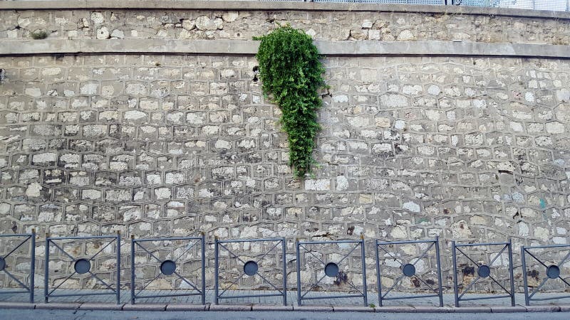 Stone Wall with Strap Pointing and Flint Inserts Stock Photo - Image of ...