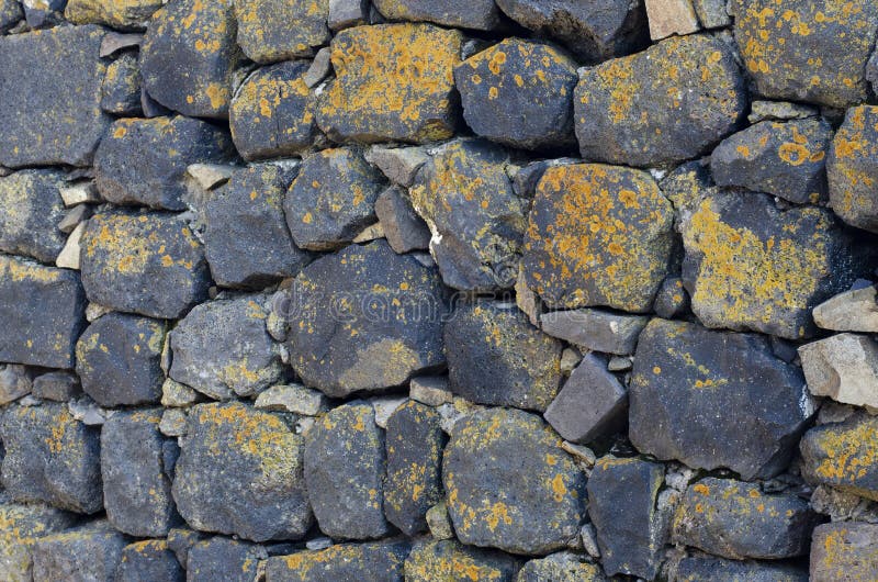 Stone Wall. Rock Stone Texture. Blocks are Bricks. Stock Photo - Image ...