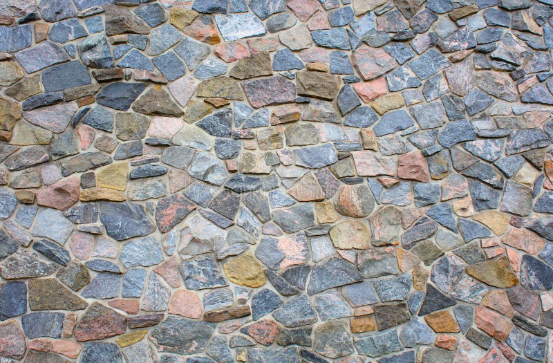 Fieldstone Background Stone Wall Architecture Rock Facade Construction ...