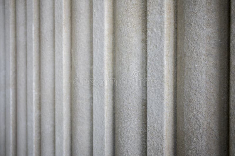 Stone Wall with Round Columns.Marble Geometry Stock Image - Image of ...