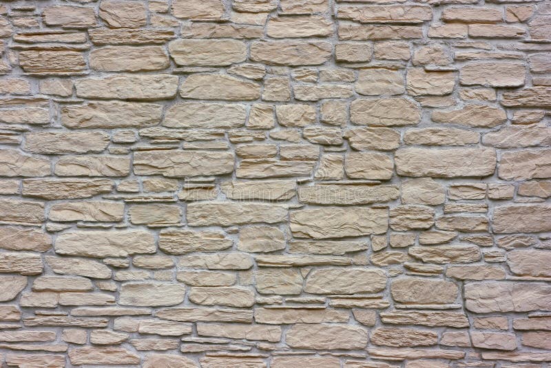 Stone Wall. Stonework the Example of Stonework As Exterior Wall Facing ...