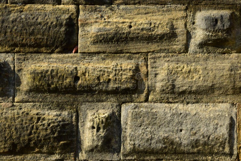 A stone wall sunlit stock image. Image of sunlit, sontes - 57659967