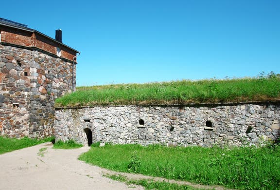 Stone Wall of Sveaborg Fortress Stock Image - Image of famous, landmark ...