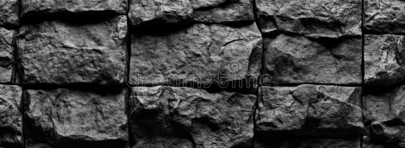 Dark Stone Wall Texture stock illustration. Illustration of seamless ...