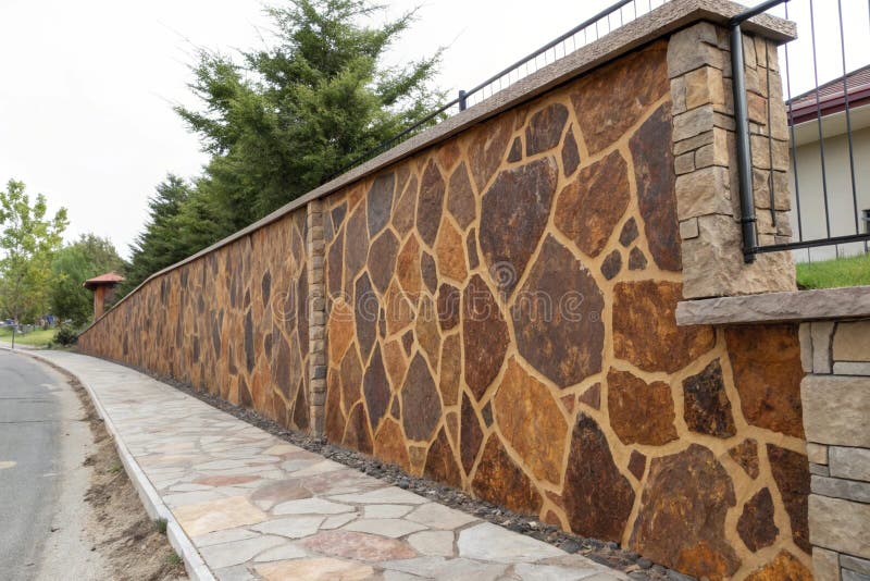 Stone Wall Texture with Abstract Spots Stock Illustration ...