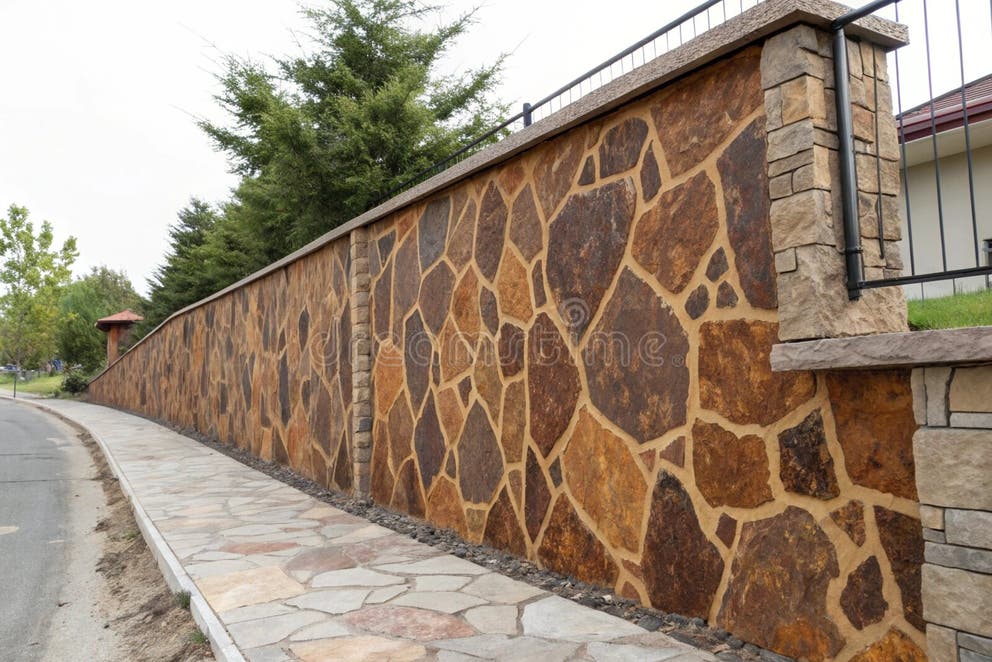 Stone Wall Texture with Abstract Spots Stock Illustration ...