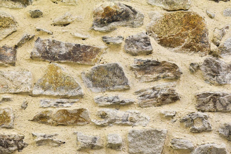 Stone Wall Texture, Ancient Building Method Stock Photo - Image of ...
