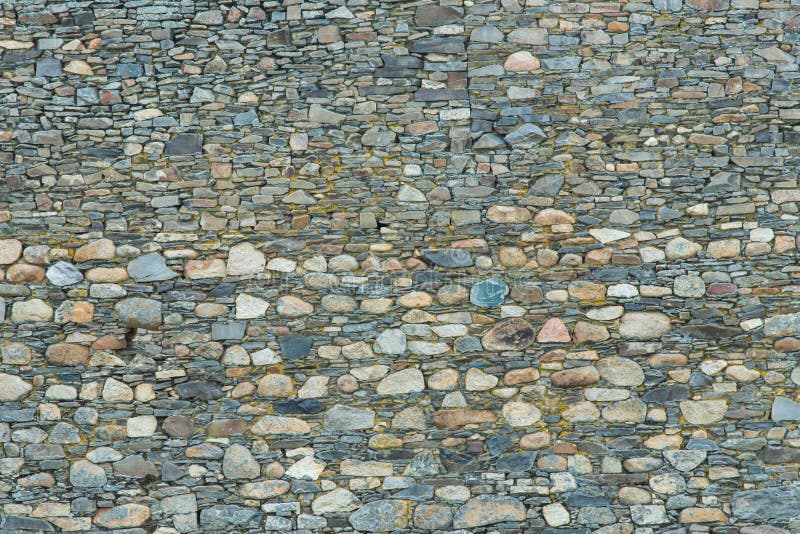 The Surface of the Stone Wall Background Stock Image - Image of facade ...