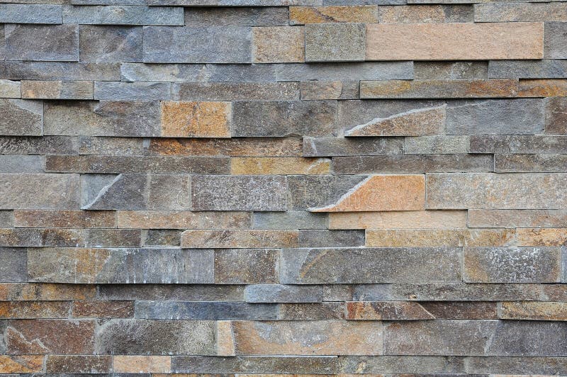 Stone Wall Texture Background Natural Color. Stock Photo - Image of ...