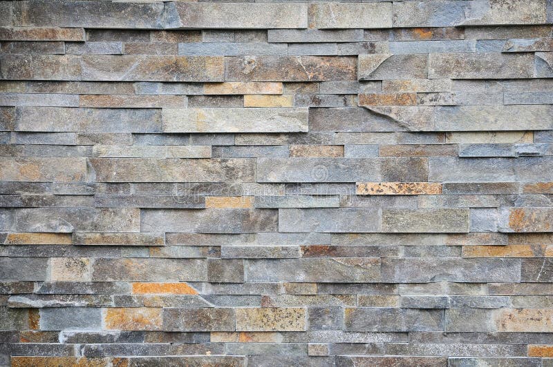 Stone Wall Texture Background Natural Color. Stock Image - Image of ...
