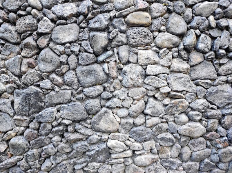Stone Wall Texture Background Natural Color Unique Pattern Stock Photo ...