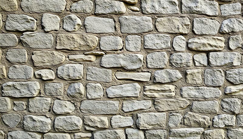 Stone Wall Texture Background. Natural Rock Wall Surface Detail. Stock ...