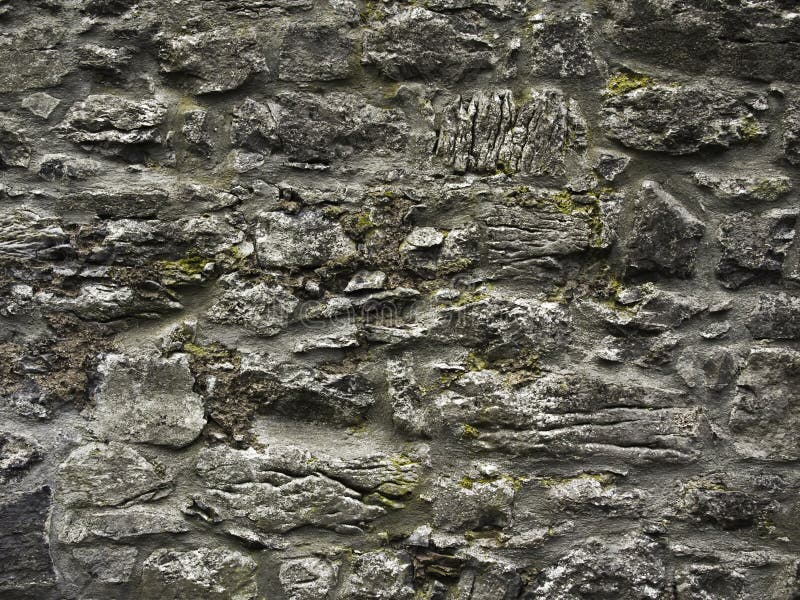 Stone Wall Texture Background. Neutral Grey Color Stock Photo - Image ...