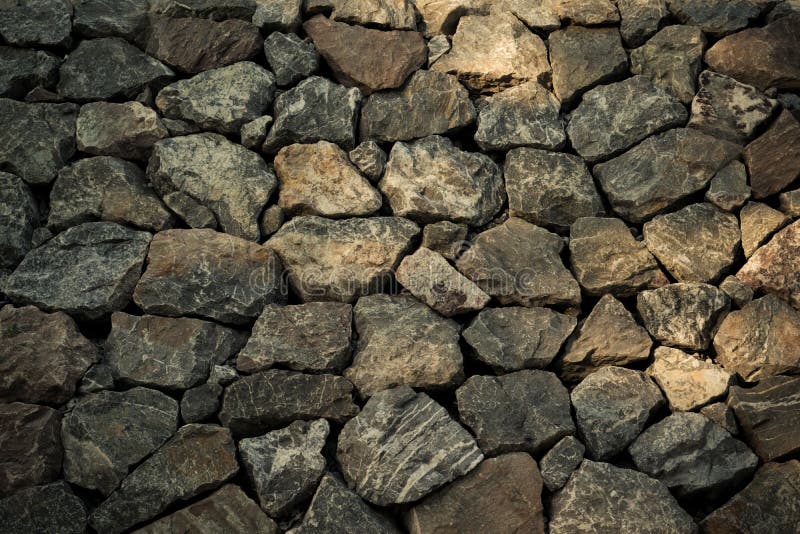 Stone Wall Texture , Process in Vintage Style Stock Photo - Image of ...