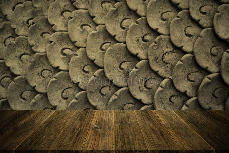Stone Wall Texture , Process in Vintage Style with Wood Terrace Stock ...