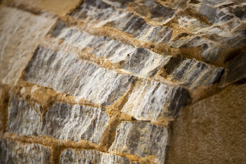 Stone Wall Texture Ceiling - Gray Stone Cladding with Stones of ...