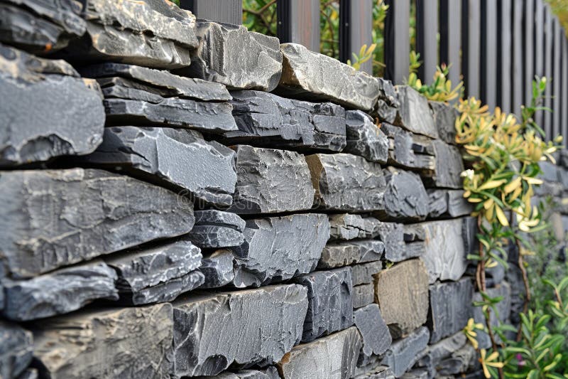 Stone Wall Texture in Daylight. Stock Illustration - Illustration of ...