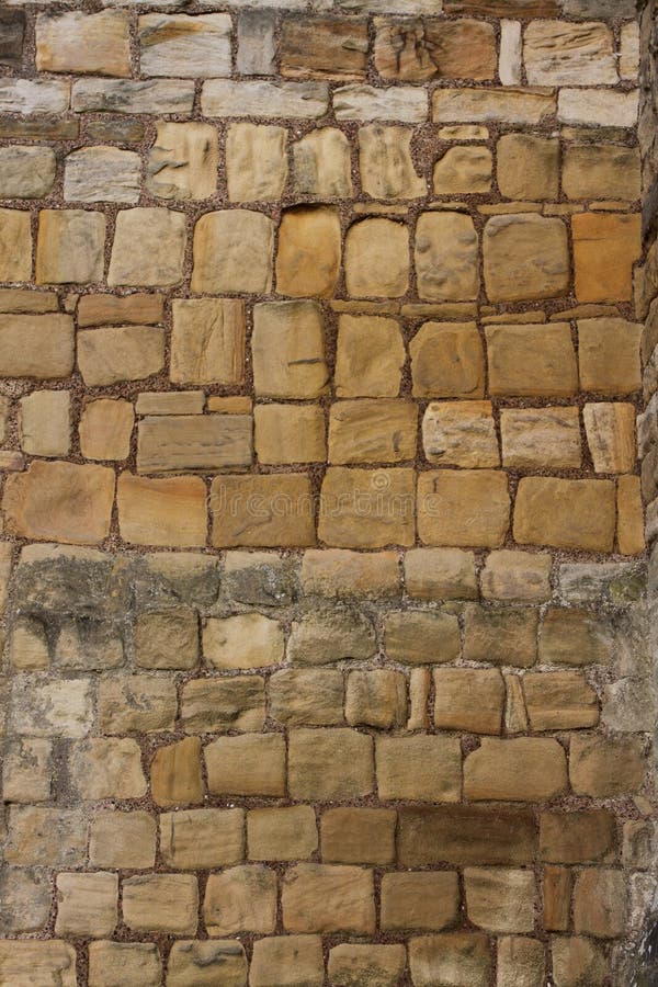 Stone Wall Texture Detail Medieval Castle. Stock Image - Image of ...