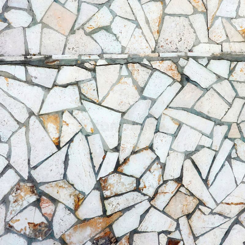 Stone Wall Texture. Mosaic Pattern. Marble Tiles. Tiled Surface. Floor ...