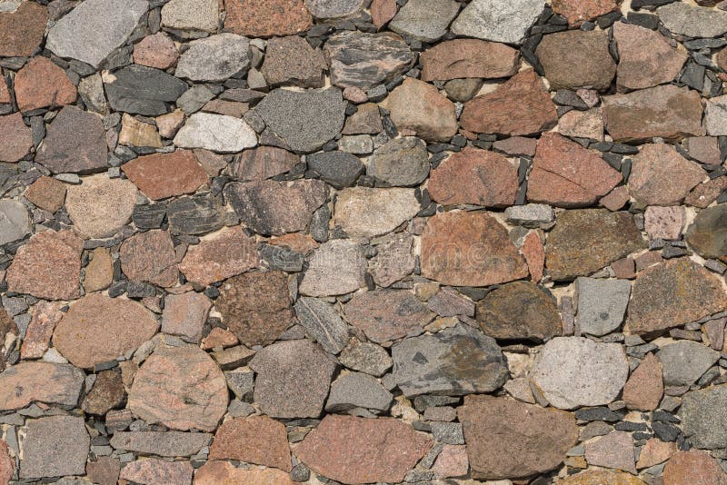 Stone Wall Texture, Natural Background Pattern. Red Rocks Abstract ...