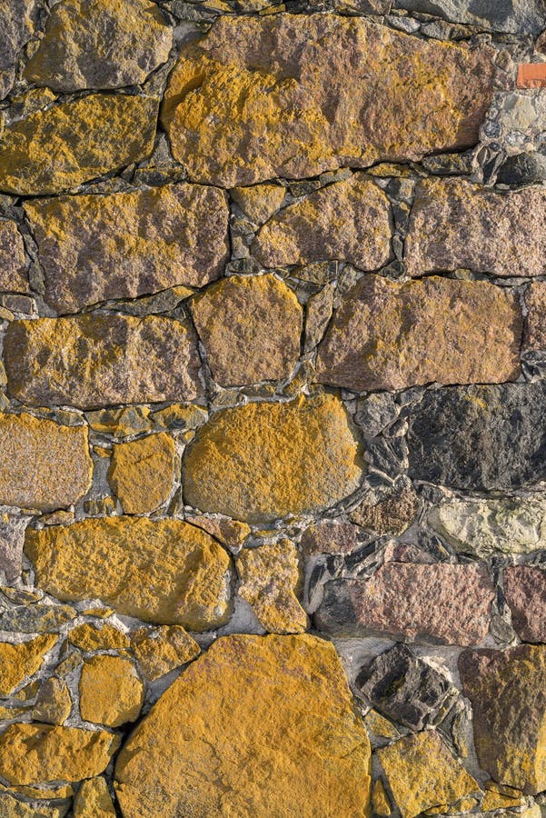 Stone Wall Texture, Natural Background Pattern. Red Rocks Abstract ...