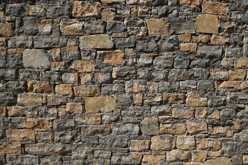 Stone Wall. Texture of Natural Materials Stock Photo - Image of brick ...
