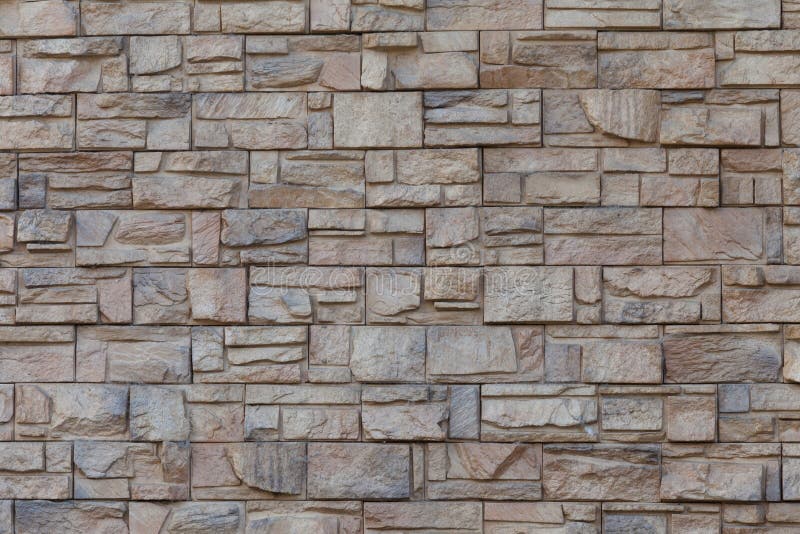 Rough Cut Stone Wall Seamless Texture Background Stock Image - Image of ...