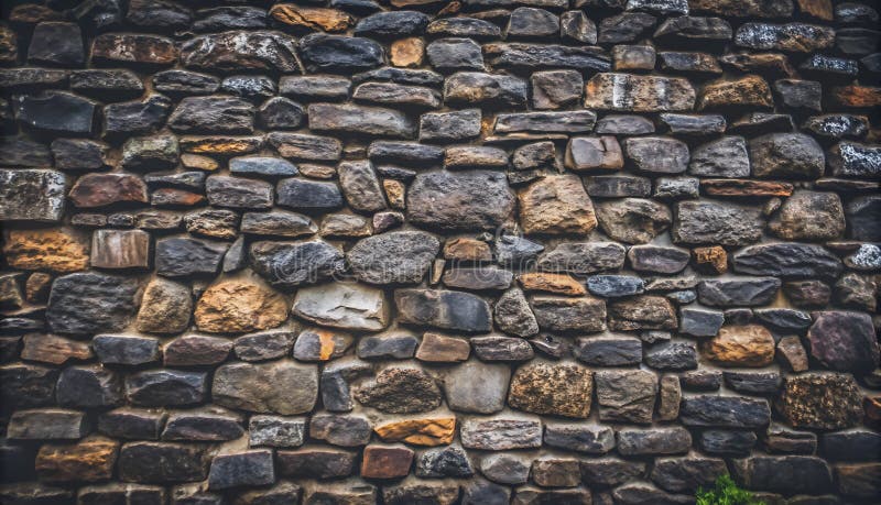 Stone wall texture pattern stock illustration. Illustration of tones ...