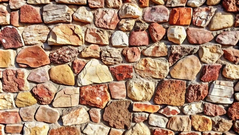 Stone wall texture pattern stock illustration. Illustration of white ...