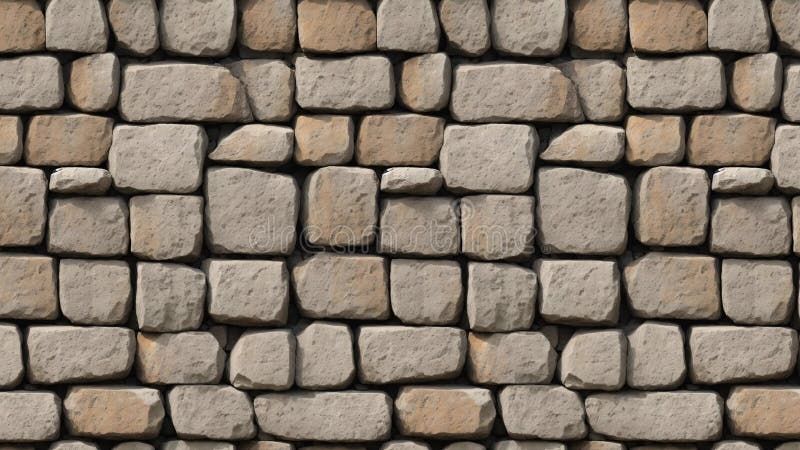 Stone Wall Texture with Rectangular Blocks in Neutral Tones Stock Video ...