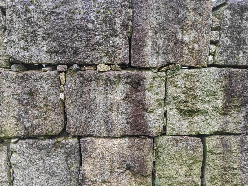 Stone Wall Texture with Regular Shaped Rectangular Stone Blocks. Stock ...