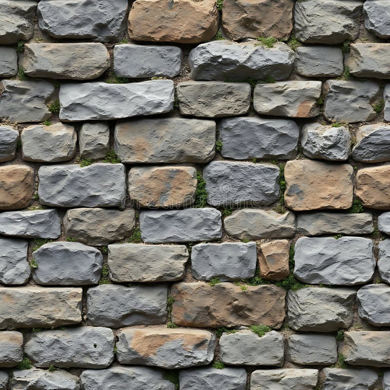 Interior Stone Wall Texture Seamless Nature Stone Wall Texture