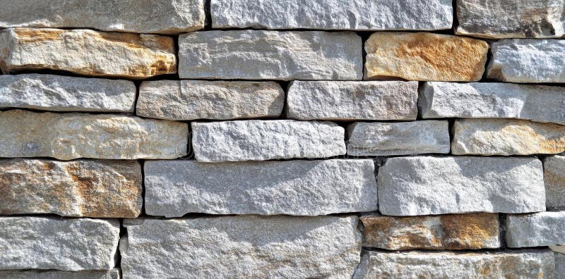 Stone Wall Texture Shows Rough Surface with Varied Colors and Stone ...