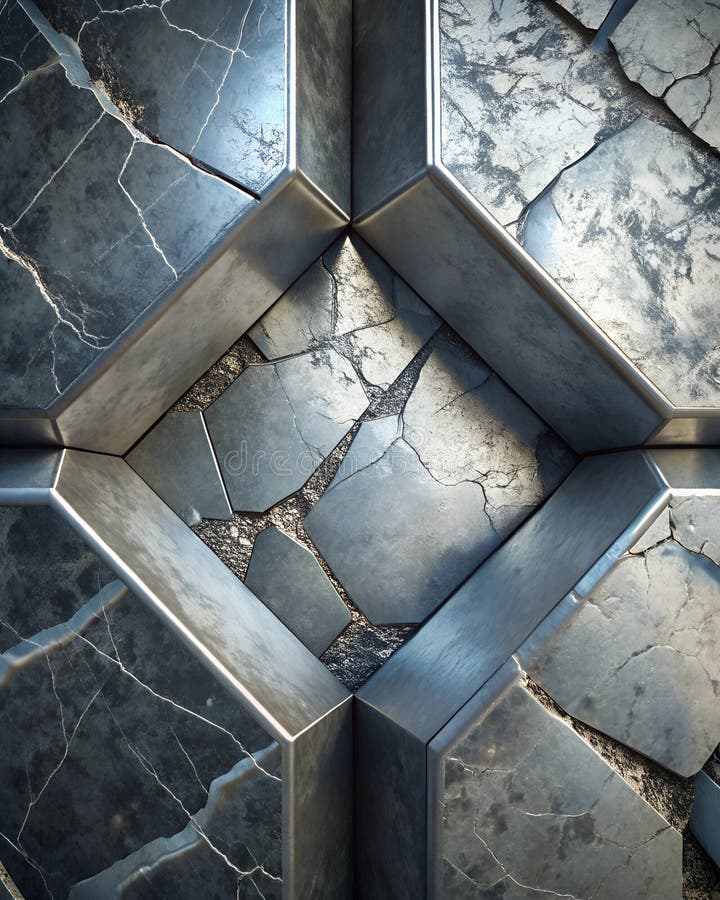 Stone Wall Texturewall, a Graphic Element in the Form of a Rhombus is ...