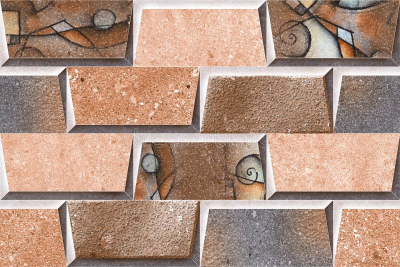 Natural Stone Wall Background, Stone Wall Tiles Design. Stock ...