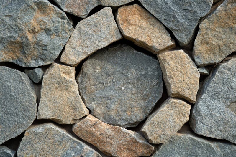 Stone Wall Unique Circular Opening Stock Photos - Free & Royalty-Free ...
