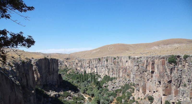 Stone wall, valley stock photo. Image of mountain, color - 88280912