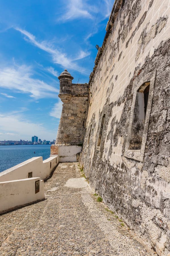 A Stone Wall with a View of the Ocean Stock Photo - Image of panorama ...