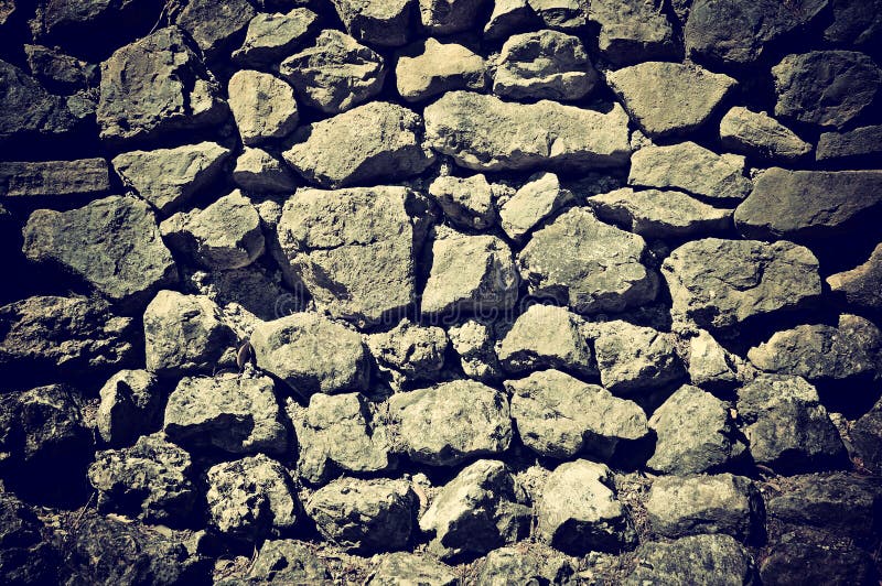 Stone wall stock photo. Image of construction, concrete - 121120492